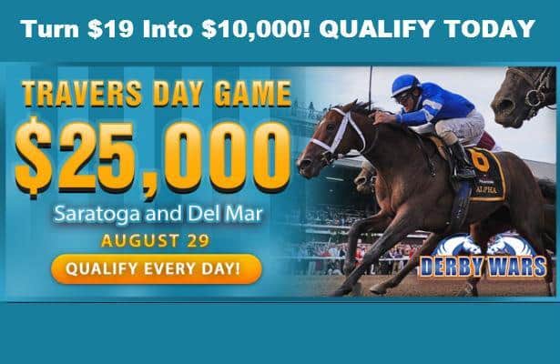 WIN on Travers Day Action with the $25,000 Travers Day Game!