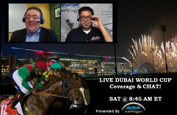 Dubai World Cup Live Chat - SAT, March 29 at 8:45AM ET