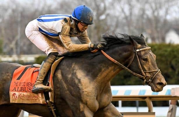 Albus pulls off Wood Memorial upset to punch Derby ticket