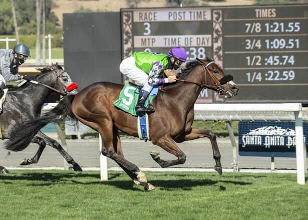 Cathkin Peak shines in Eddie Logan at Santa Anita Park