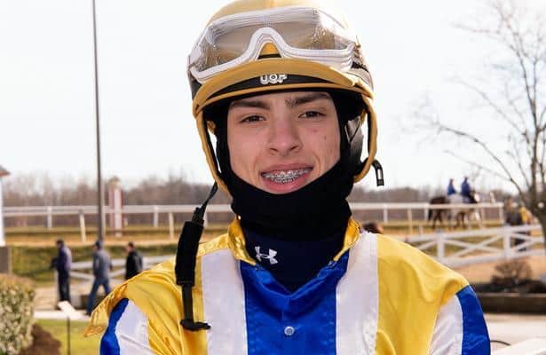 'Only 16,' racing's newest winning jockey accomplishes a lifelong goal