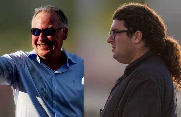 Flatter: White Abarrio puts two trainers through sliding doors