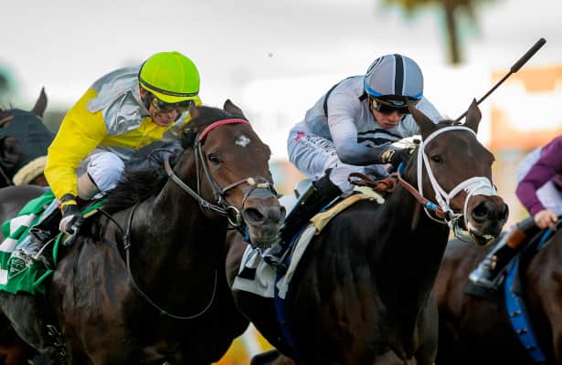 Handy Dandy hangs on by a nose to win feature in Del Mar opener
