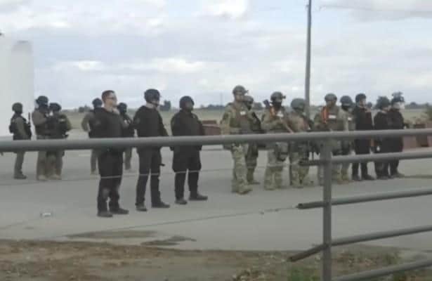 FBI, ICE arrest 5, round up dozens at remote Idaho track