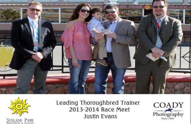 'Monster' Shot for Trainer Justin Evans