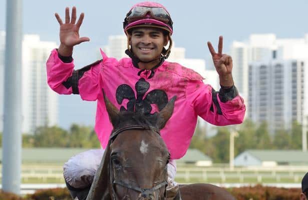 Saez rides record-tying seven winners Wednesday at Gulfstream Park