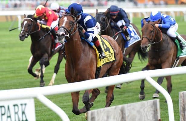 Oscar Performance earns personal-best speed figure in Belmont Derby