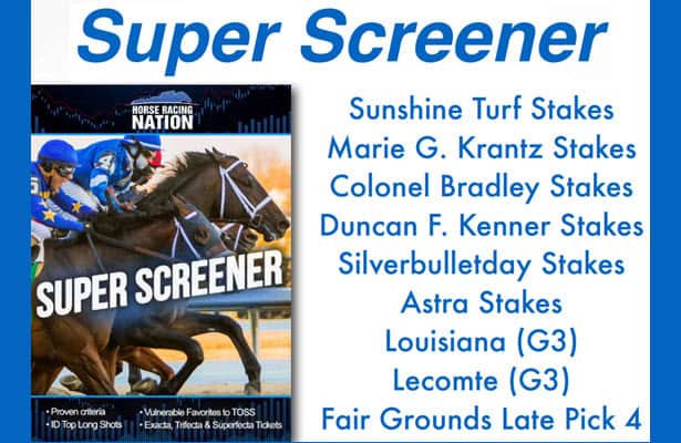 Lecomte Super Screener includes 8 stakes + 1 big play