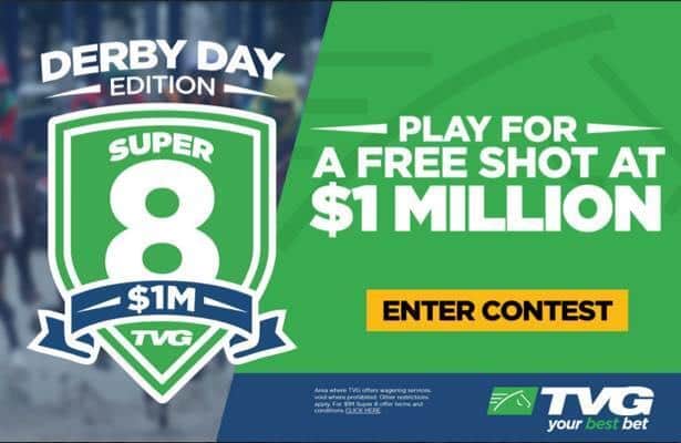 Play TVG's Super 8 contest for a chance at $1 million