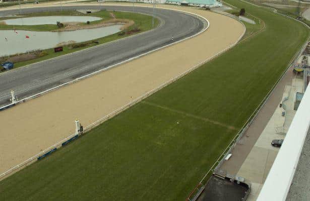 Installation of new turf course at Woodbine well underway