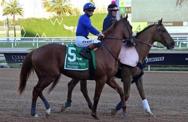 Harty gives long shot Poster blinkers for Pegasus World Cup