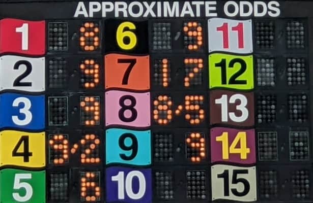 Horse Racing Nation offers projected odds for NHC week